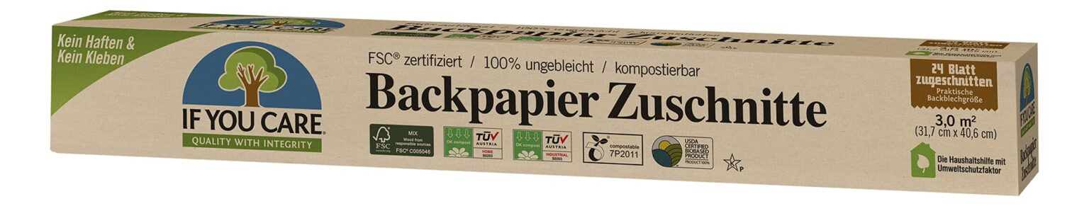 Backpapier ohne Beschichtung: Was es mit der Beschichtung auf sich hat